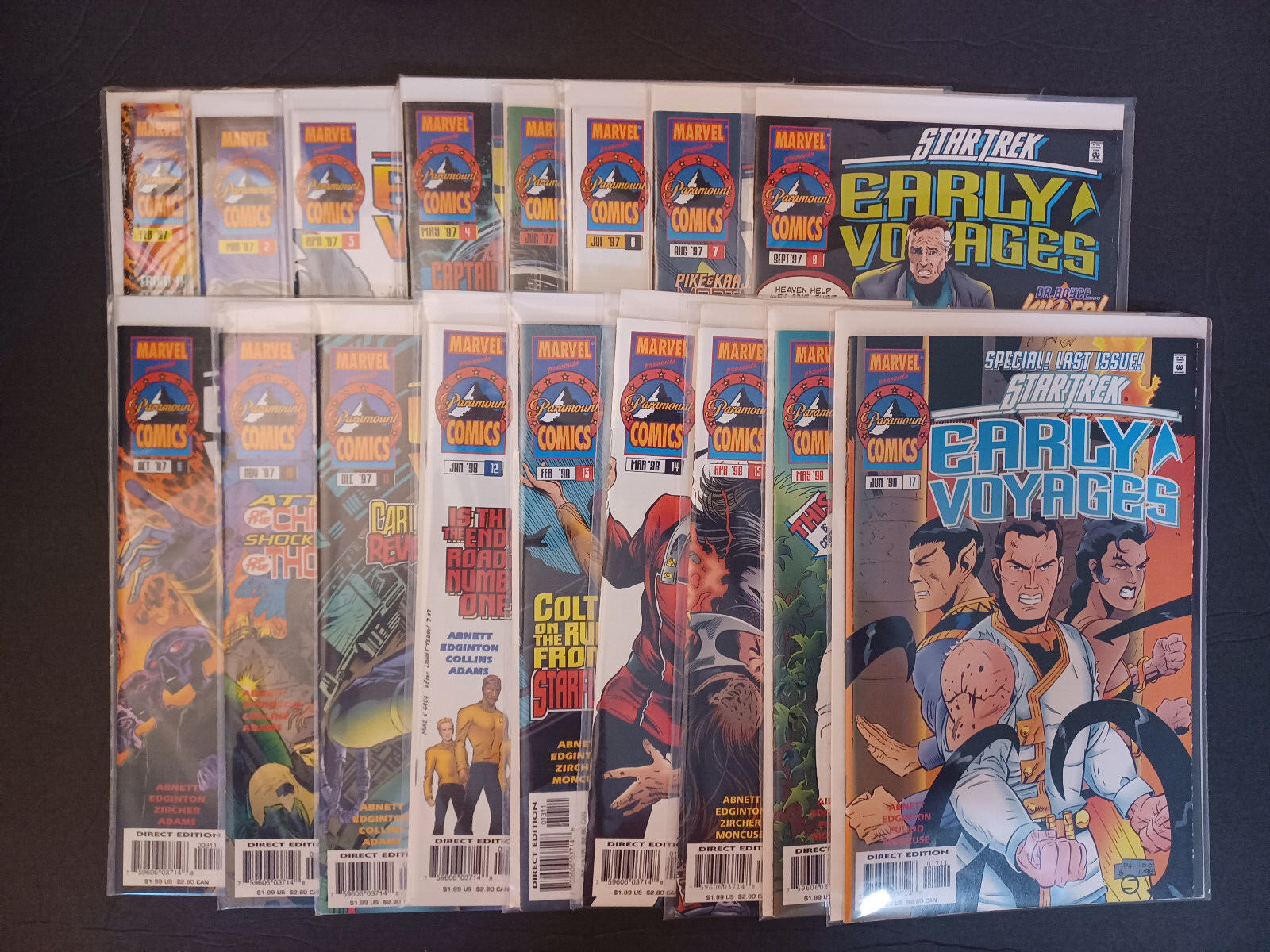 Star Trek Early Voyages 1-17 Complete Set - Captain Pike - Marvel ...