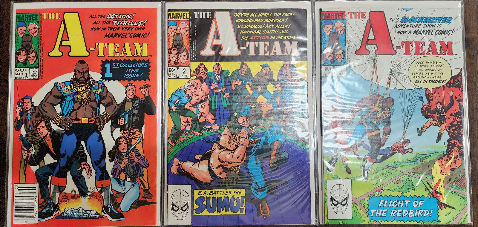 The A-Team Complete Set #1-3 Marvel Comics 1984 Avg VF | Comic Books ...