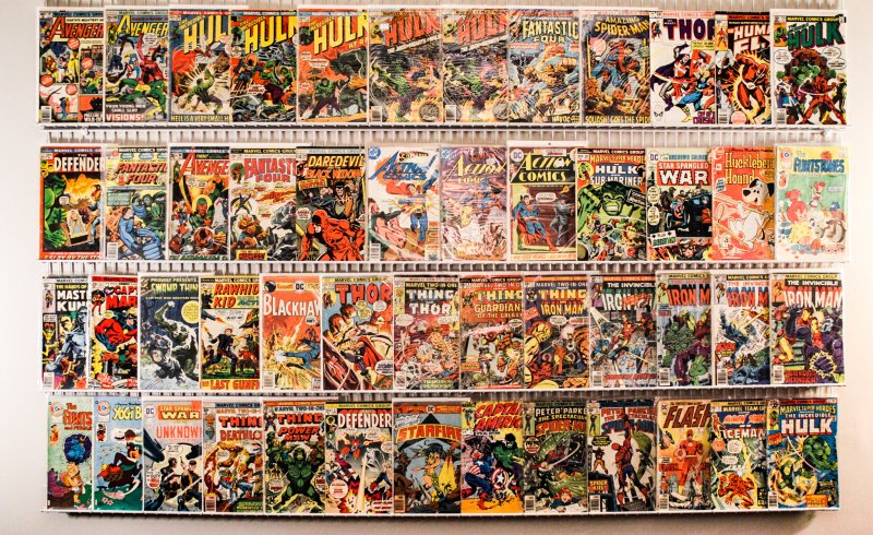 Big Lot of 50 Low Grade "Reader" Comics - Mostly Bronze Age! *See ...