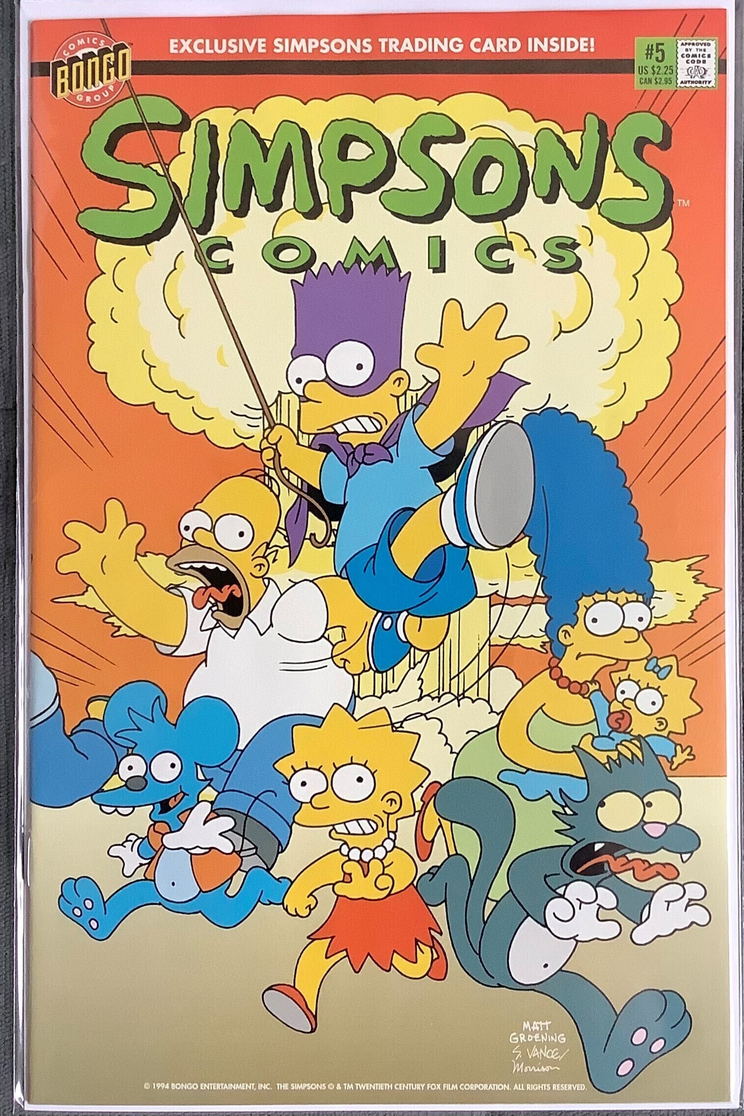 Simpsons Comics #5 (1994) NM+ | Comic Books - Modern Age, Bongo, Bart ...