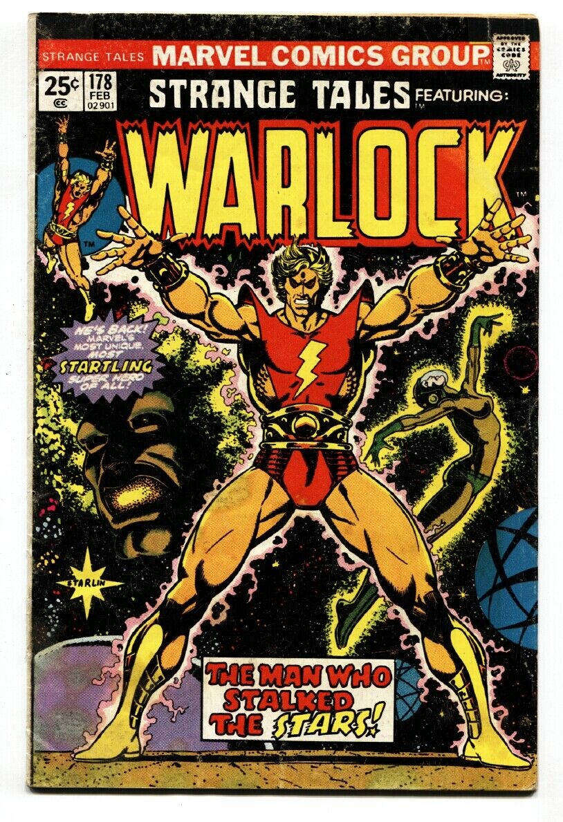 STRANGE TALES #178 Warlock Issue First Magus MCU Cosmic Marvel. vg ...