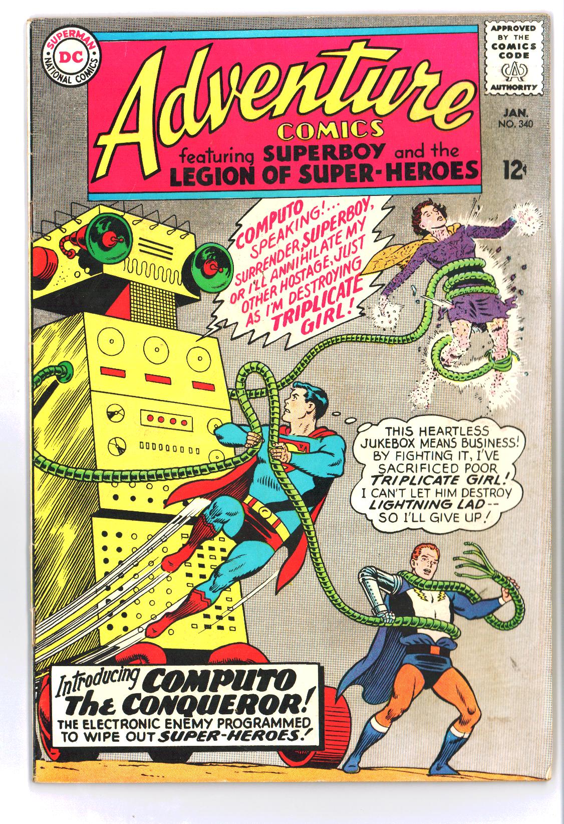 Adventure Comics #340 (1966) | Comic Books - Silver Age, DC Comics ...