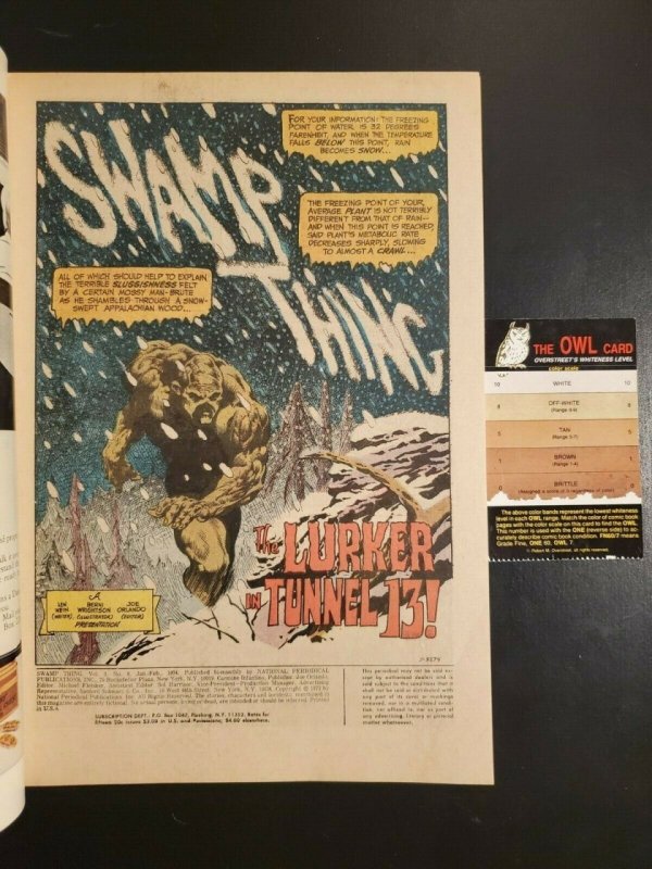 Swamp Thing #8 (1974) F/VF (7.0) classic Bernie Wrightson art | | Comic ...