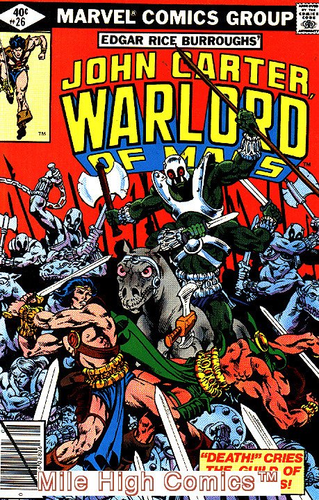 JOHN CARTER (1977 Series) (WARLORD OF MARS) (MARVEL) #26 Fine Comics ...