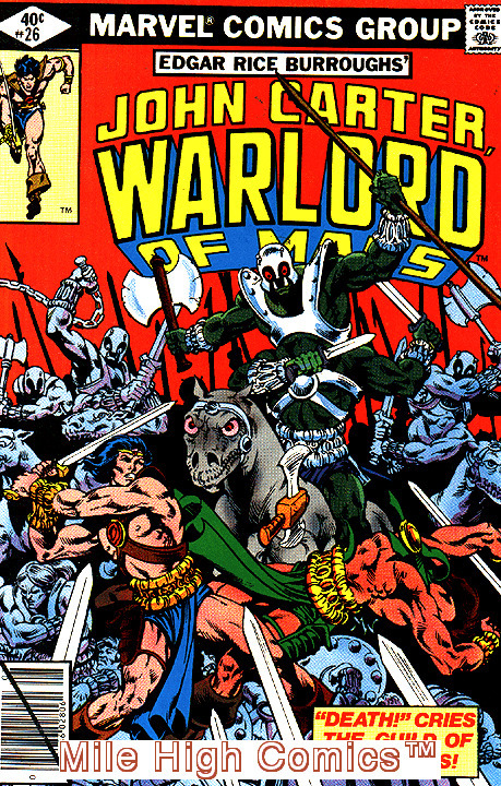 JOHN CARTER (1977 Series) (WARLORD OF MARS) (MARVEL) #26 Fine Comics ...