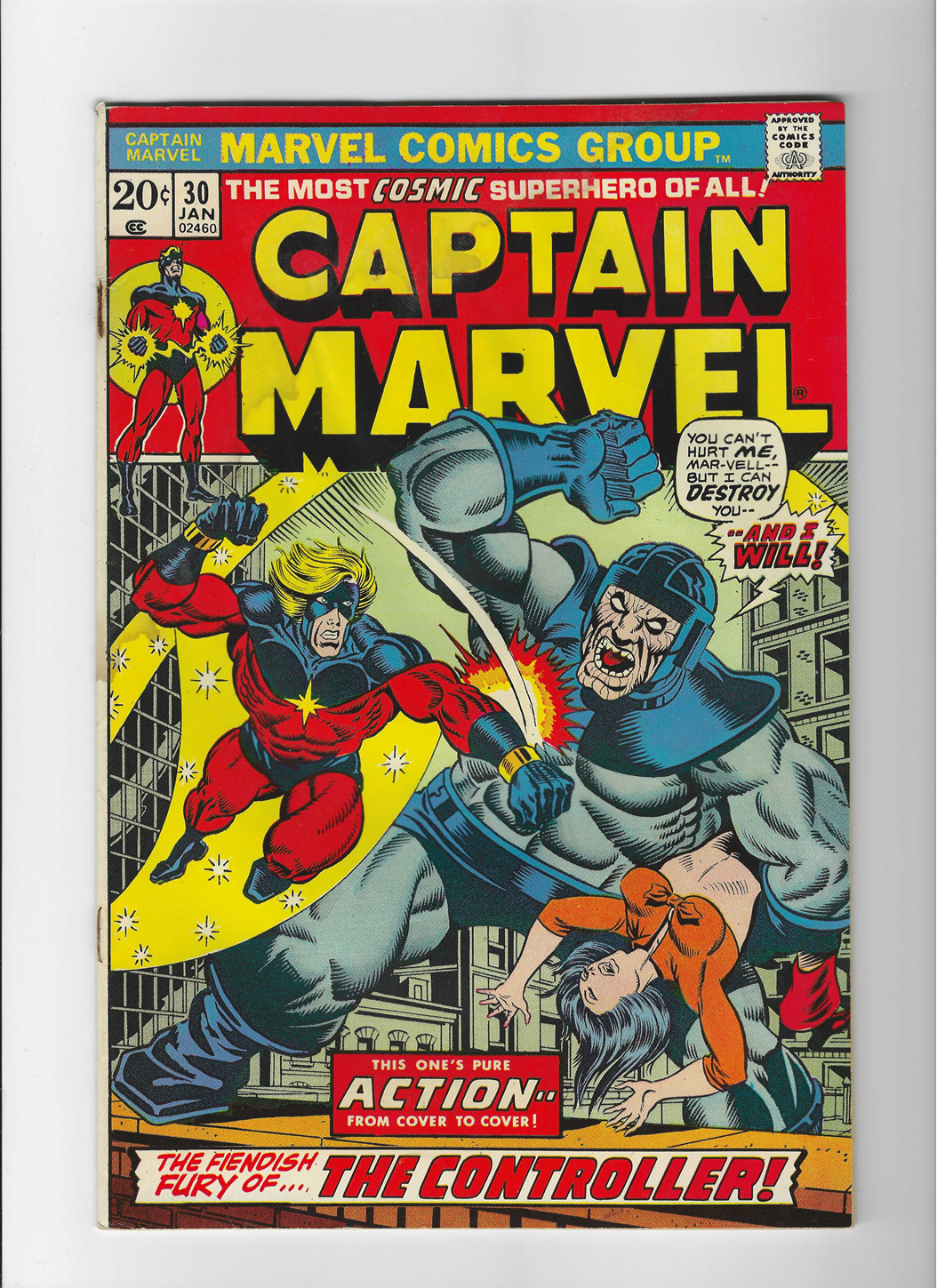 Captain Marvel, Vol. 1 #30 | Comic Books - Bronze Age, Marvel, Captain ...