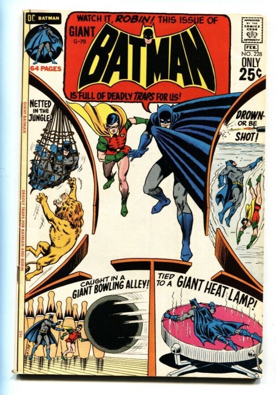 Batman #228 1971- DC Bronze Age comic-Giant issue VF / HipComic