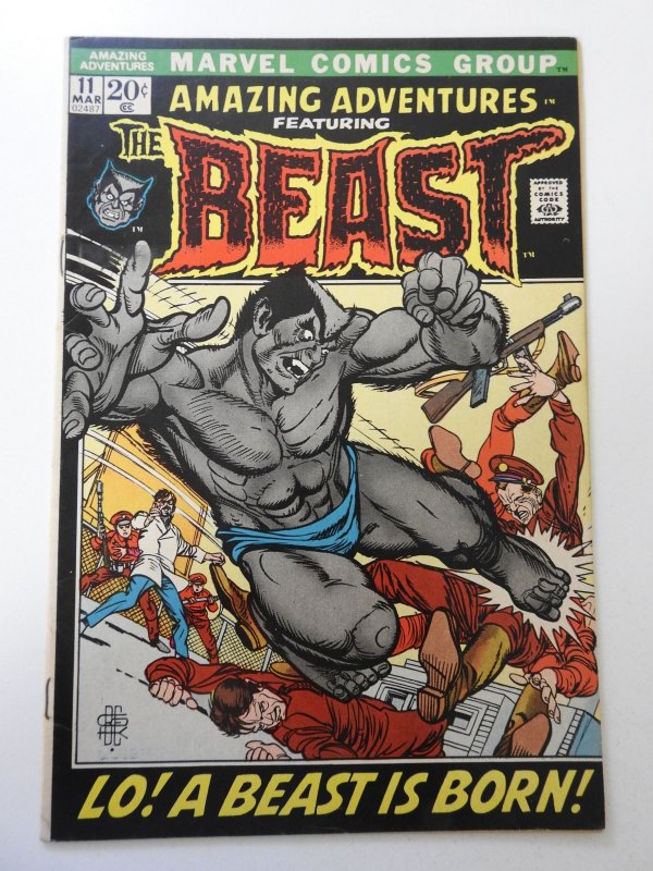Amazing Adventures #11 (1972) VG+ Condition 1st app of the Beast ...