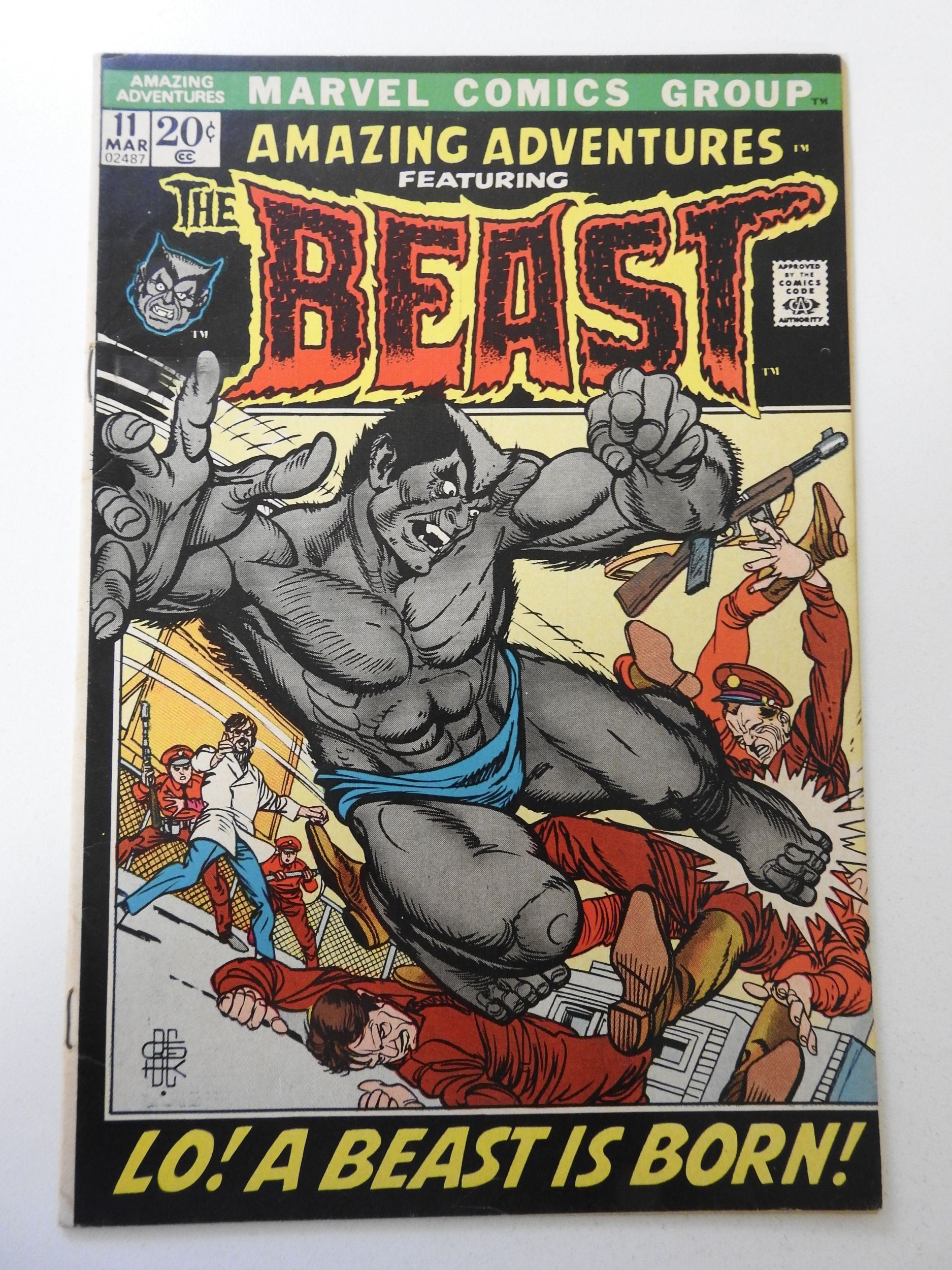 Amazing Adventures #11 (1972) VG+ Condition 1st app of the Beast ...