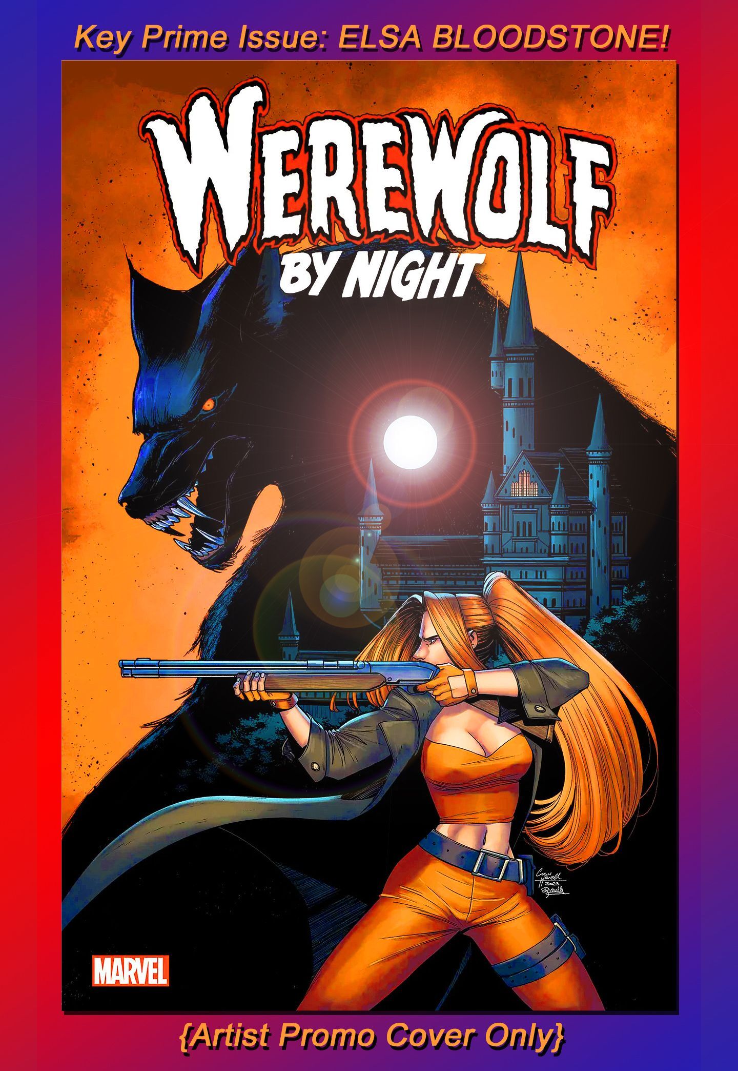 Werewolf by Night #1 Wow* HOT Elsa Bloodstone KEY Cover Unholy Alliance ...