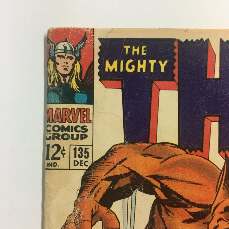 Thor #135 - 2nd & Origin of High Evolutionary - Man-Beast appearance ...