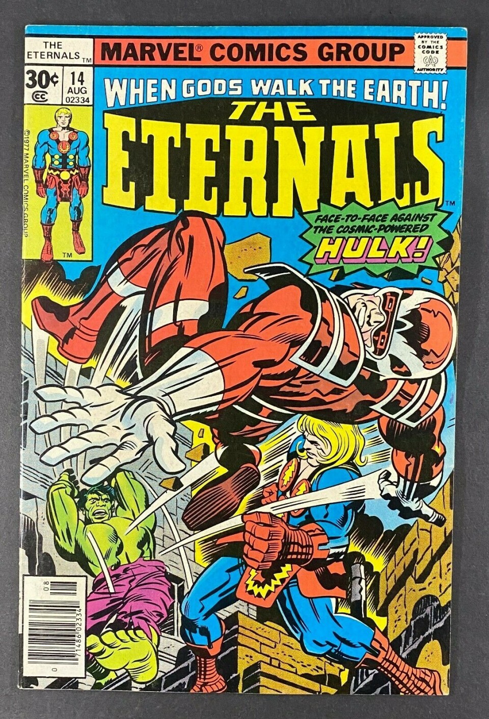 Eternals (1976) #14 VF- (7.5) 1st Cosmic Hulk/Robot Jack Kirby Cover ...