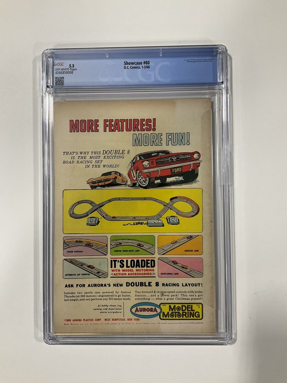 Showcase 60 CGC 5.5 Off White 1966 DC Comics | Comic Books - Silver Age ...