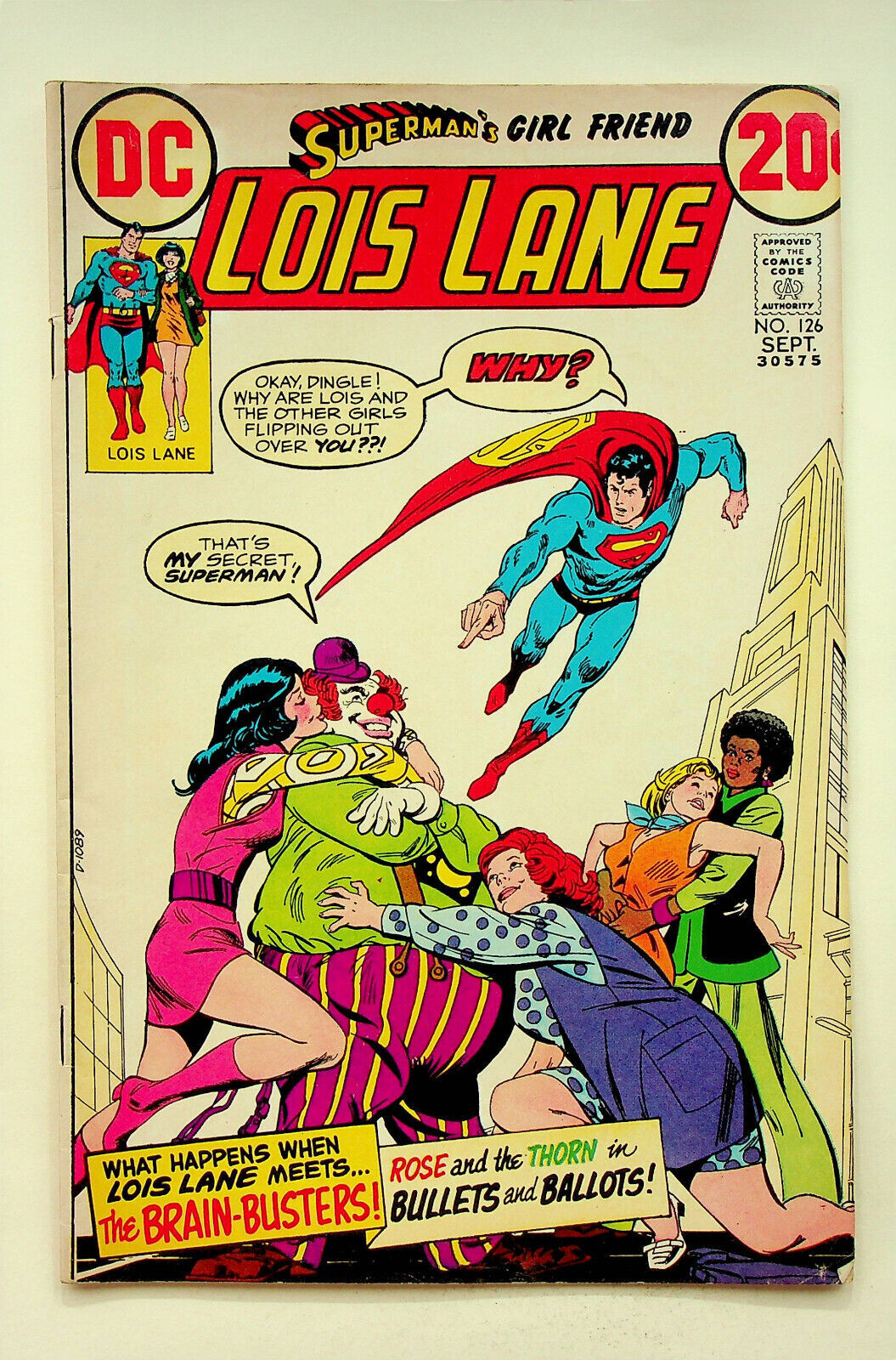 Superman's Girl Friend Lois Lane #126 (Sep 1972, DC) - Very Good ...