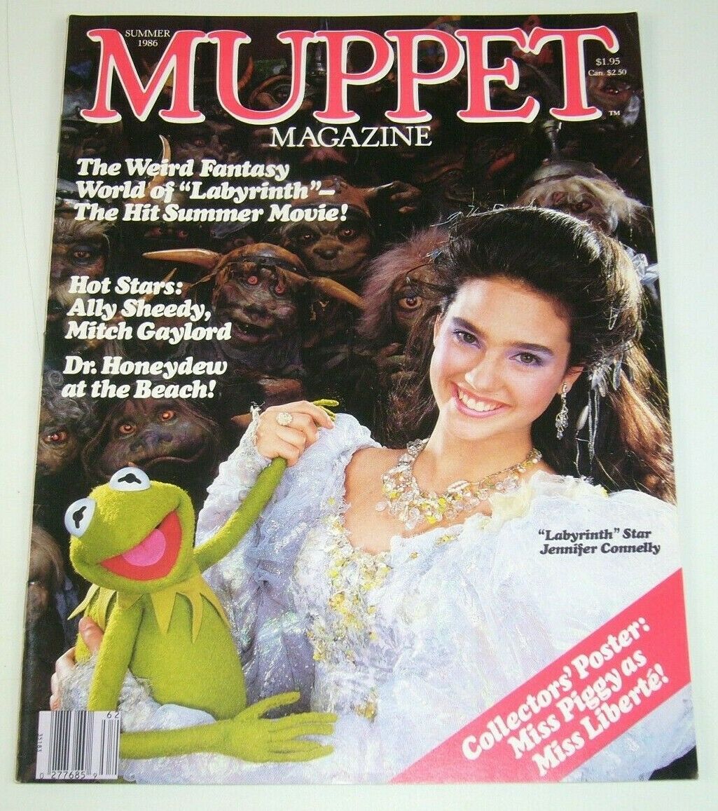 Muppet Magazine #15 summer 1986 jennifer connelly - jim henson's ...