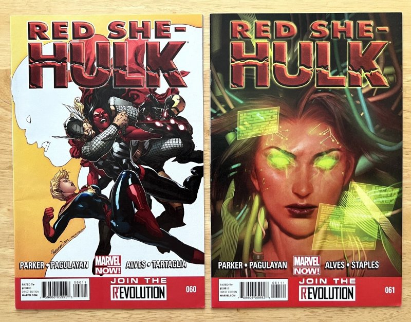 RED She-Hulk 60 + 61 (2013) B6 | Comic Books - Modern Age, Marvel, Superhero / HipComic