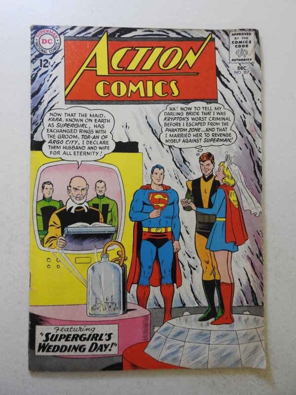 Action Comics #307 (1963) VG Condition moisture stains | Comic Books ...