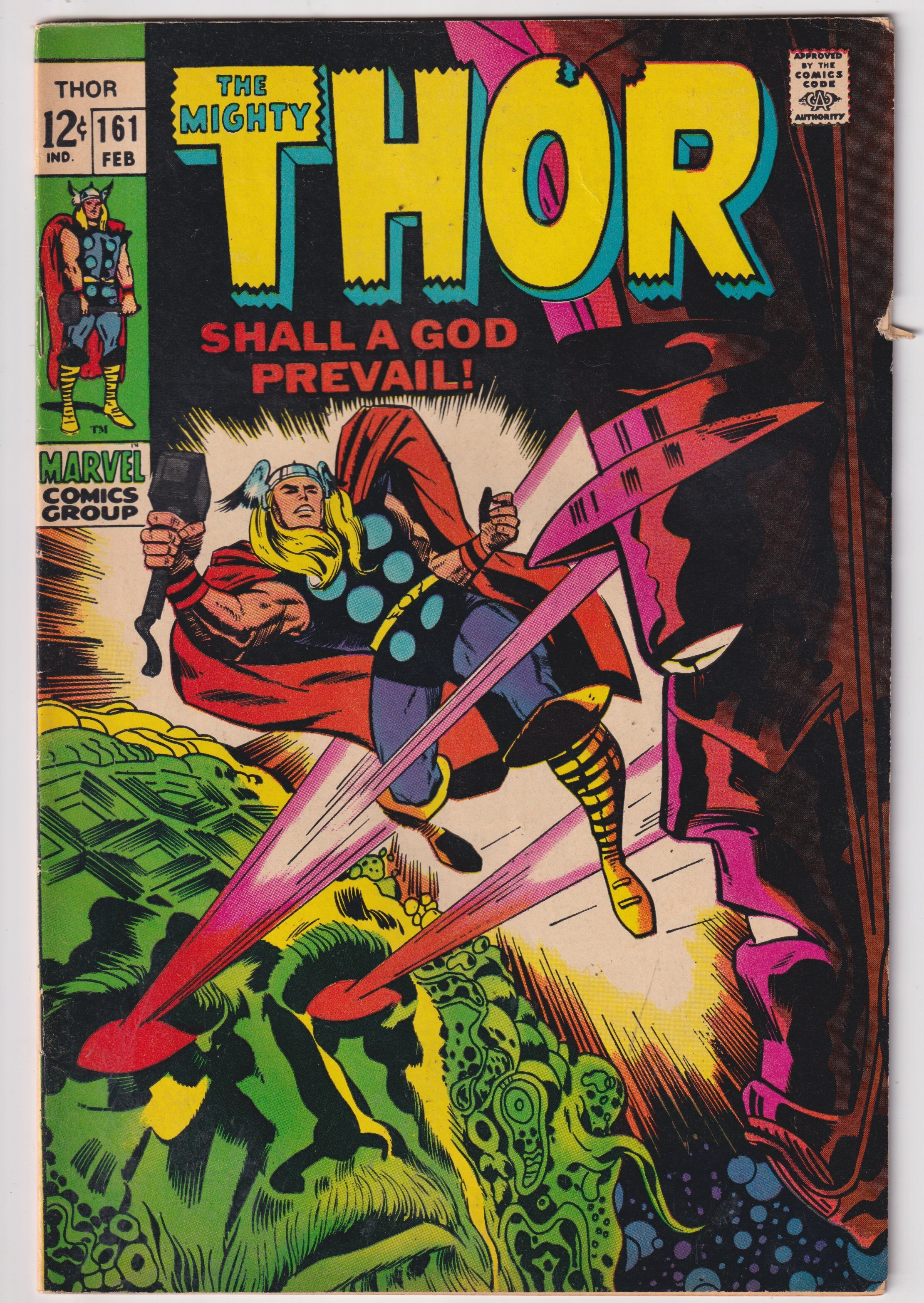 Thor #161 (1969) Thor | Comic Books - Silver Age, Marvel, Thor, Fantasy ...