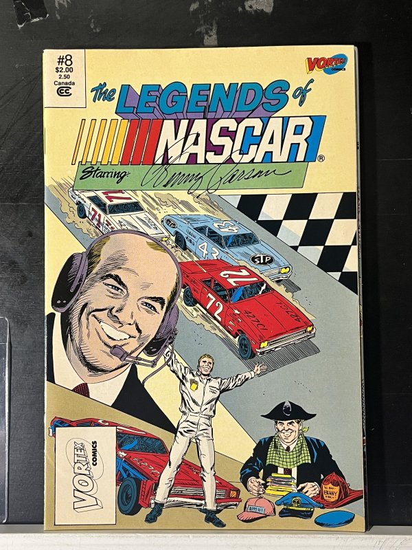 The Legends Of NASCAR #6, 8, 9, & 13 (1990 Vortex) | Comic Books ...