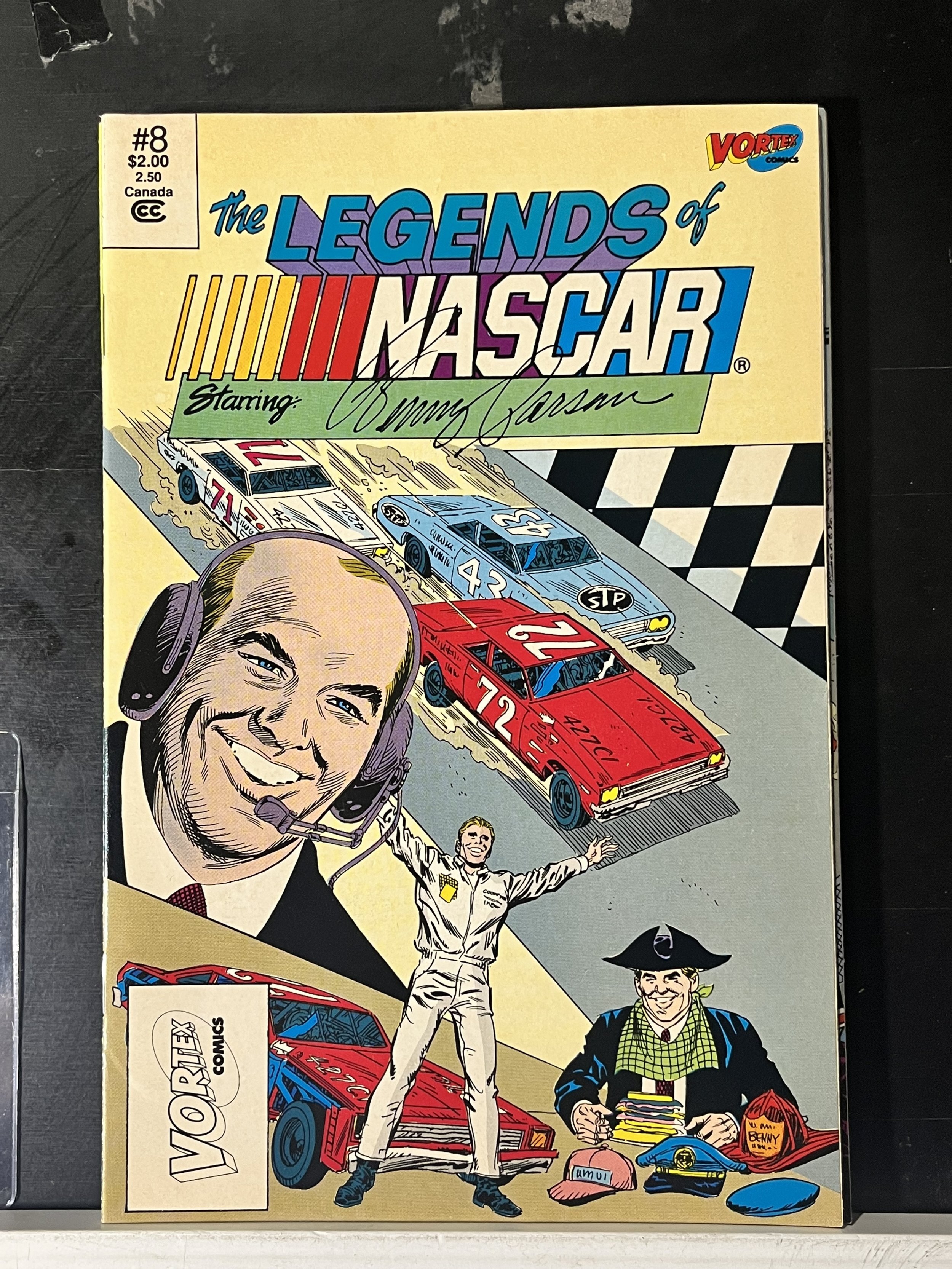 The Legends Of NASCAR #6, 8, 9, & 13 (1990 Vortex) | Comic Books ...