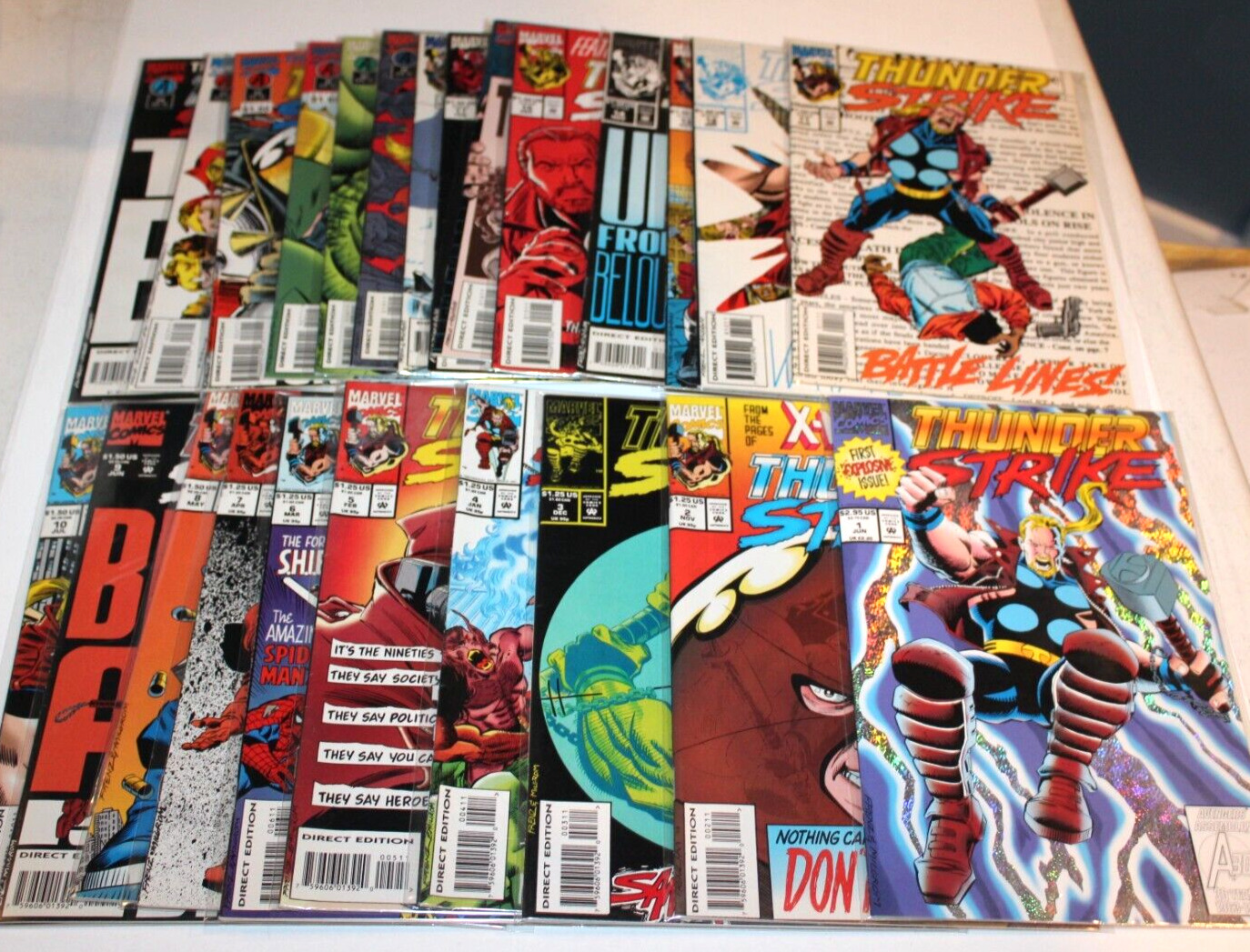 Complete Set Thunderstrike 1-24 NM 1993 Thor Juggernaut Blood Axe ...