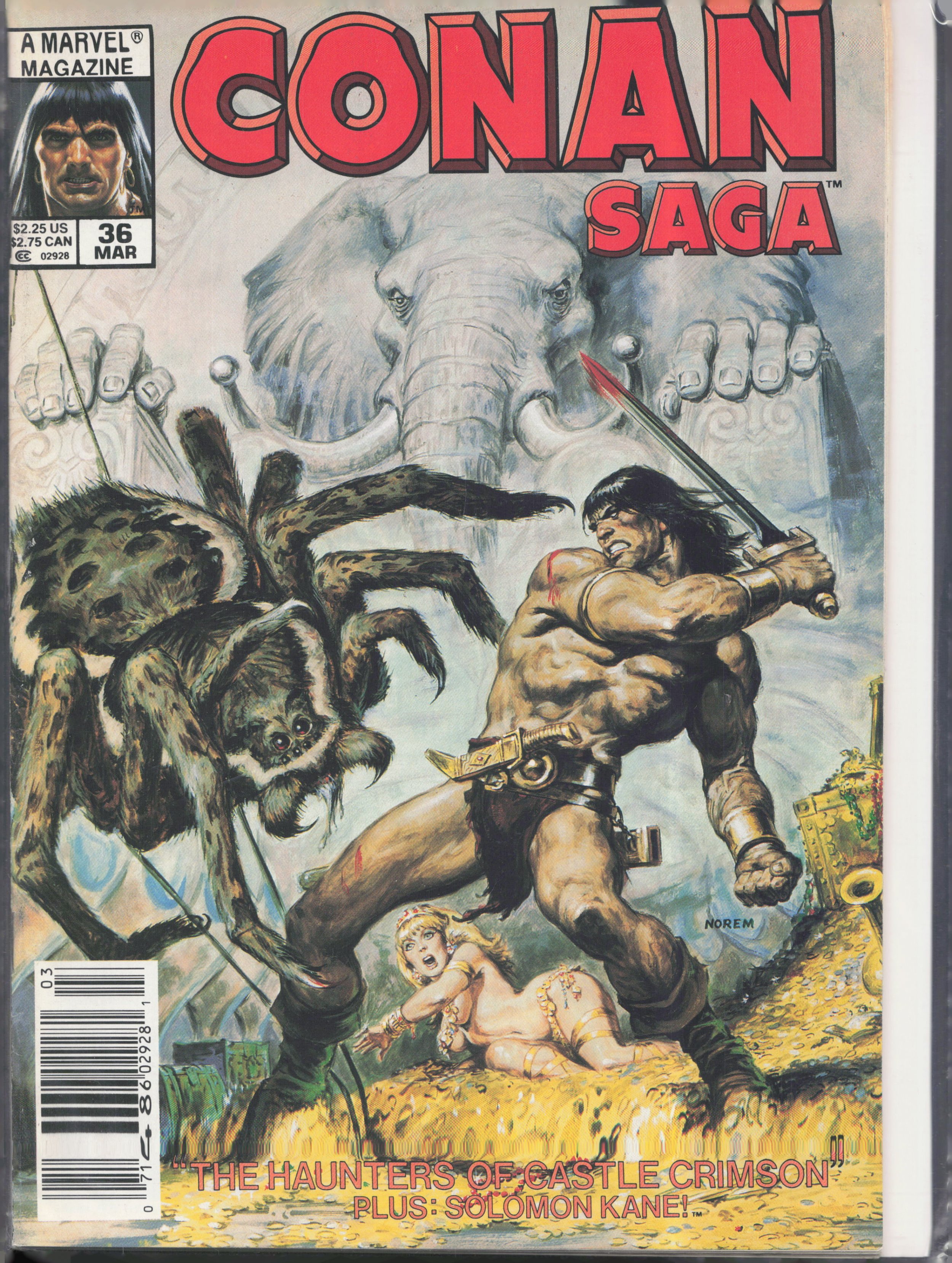 Conan Saga #36 (1990) Conan | Comic Books - Copper Age, Marvel, Conan ...