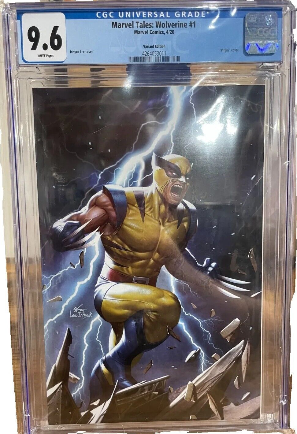 Marvel Tales Wolverine #1 CGC 9.6 Inhyuk LEE Virgin Variant Cover 1:50 ...