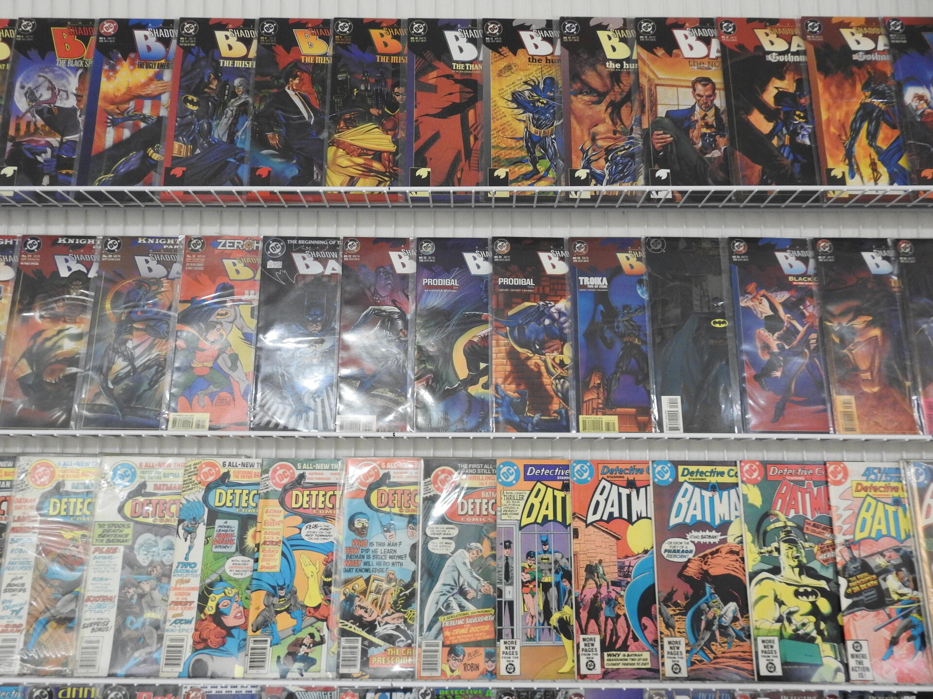 Huge Lot 160+ Comics W/ Shadow of The Bat, Batman, Spider-Man+ Avg VF ...