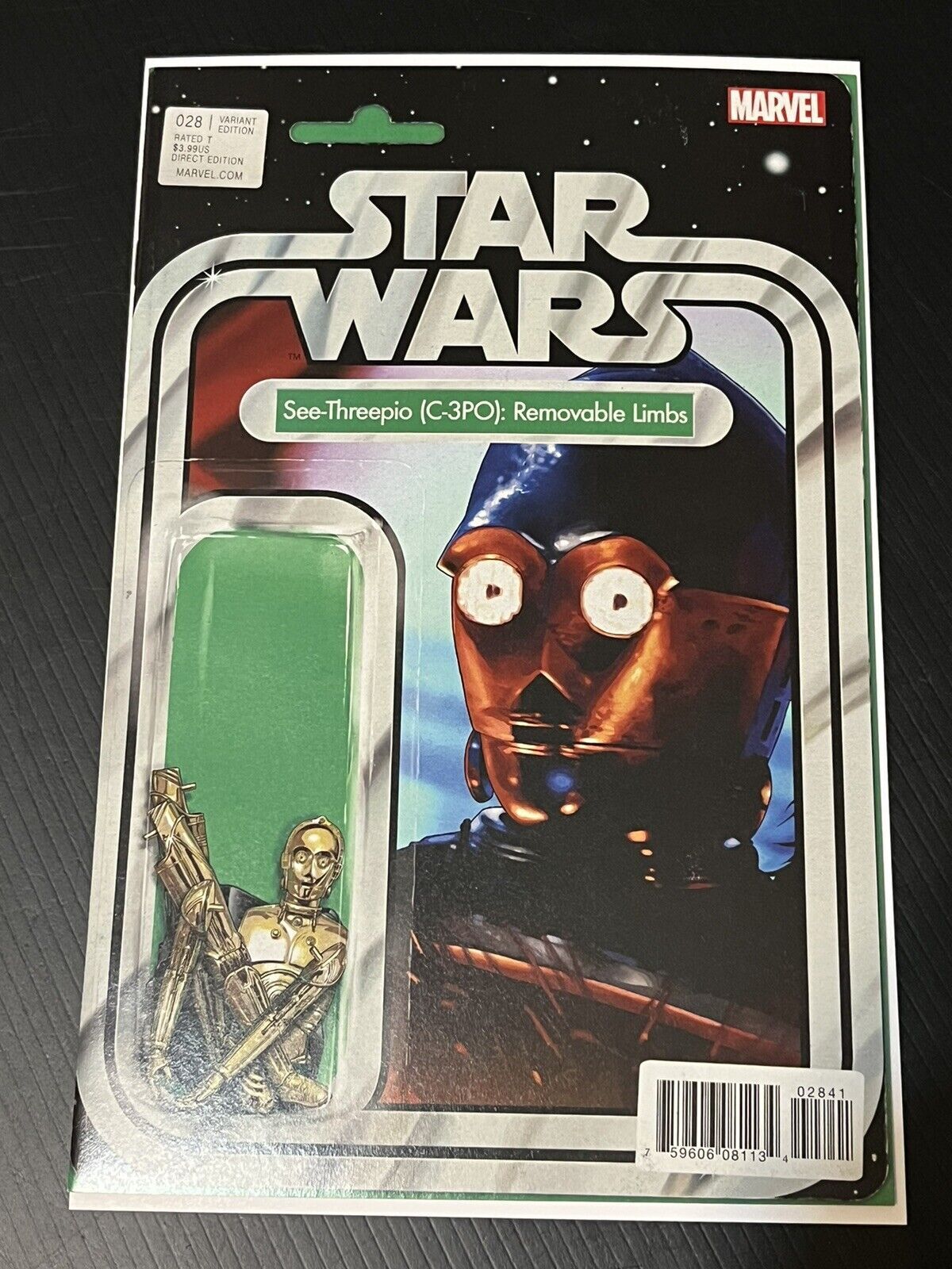 Star Wars #28 C-3PO Removable Limbs John Tyler Christopher Var Marvel ...
