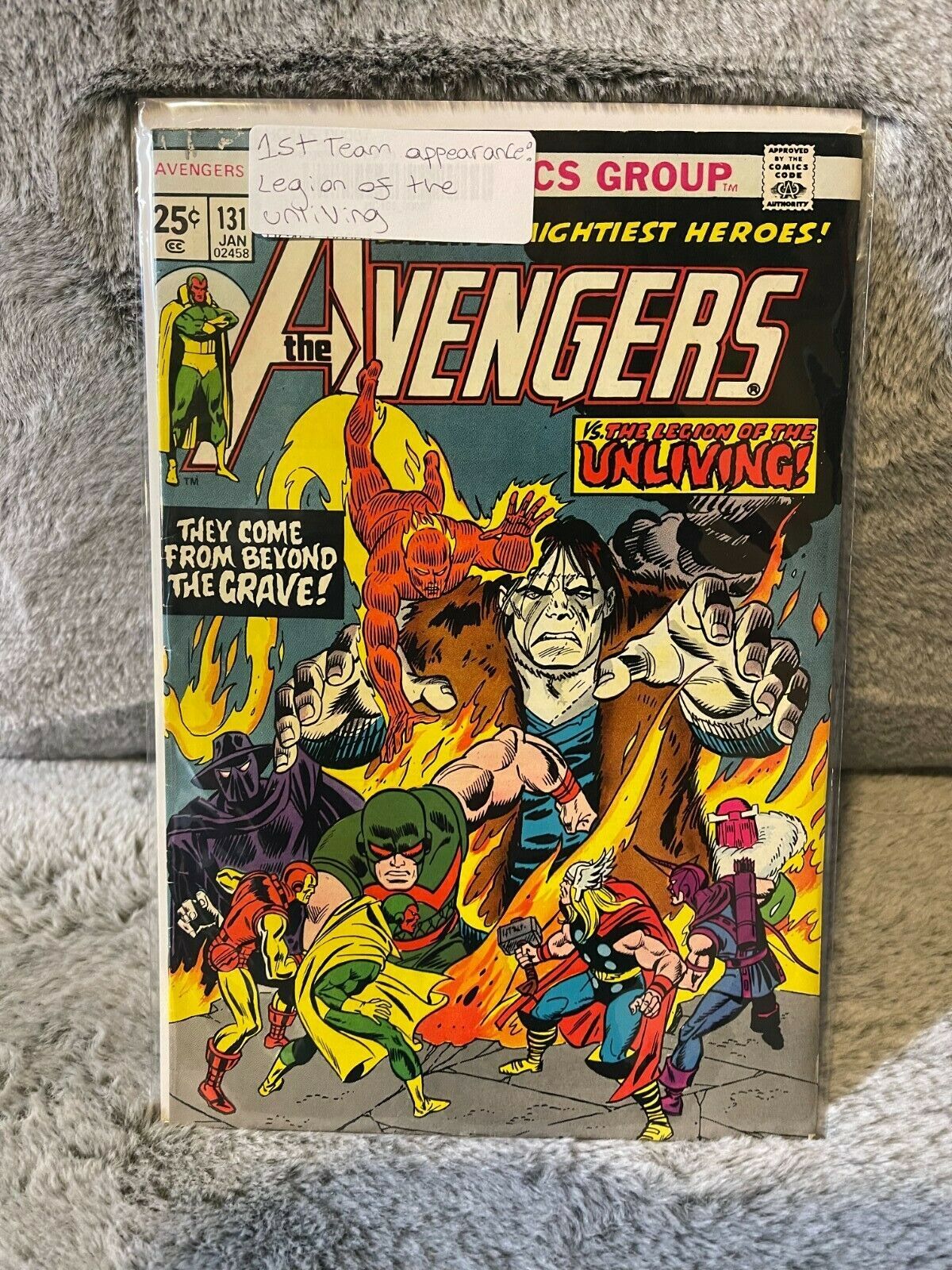 The Avengers #131 (1975) First Team Appearance Legion Of The UnLiving ...