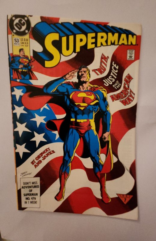 Superman #53 (1991) Superman | Comic Books - Copper Age, DC Comics ...