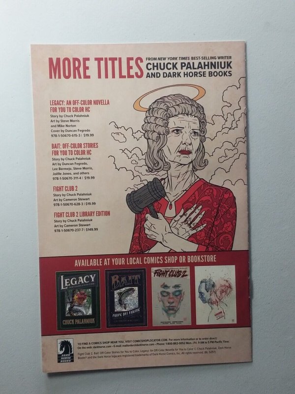 Fight Club #3 VF+ Dark Horse Comics C17A | Comic Books - Modern Age ...