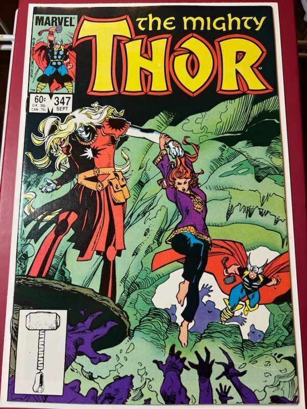 Thor #347 (1984) ? 1st Appearance of Algrim, a Dark Elf who later Becomes Kurse | Comic Books ...