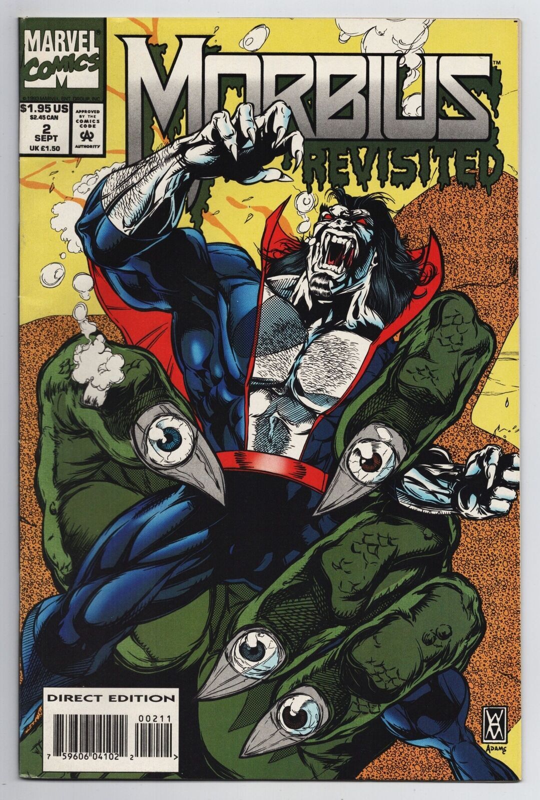 Morbius Revisited #2 Rep Adventure Into Fear #28 [1975] (Marvel, 1993 ...