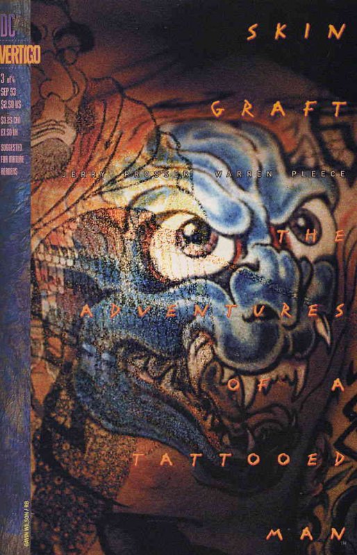 Skin Graft: The Adventures of a Tattooed Man #3 VF/NM ; DC/Vertigo ...