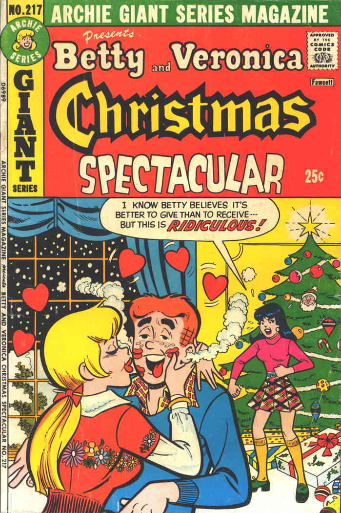 Archie Giant Series Magazine #217 VG ; Archie | low grade comic Kiss ...