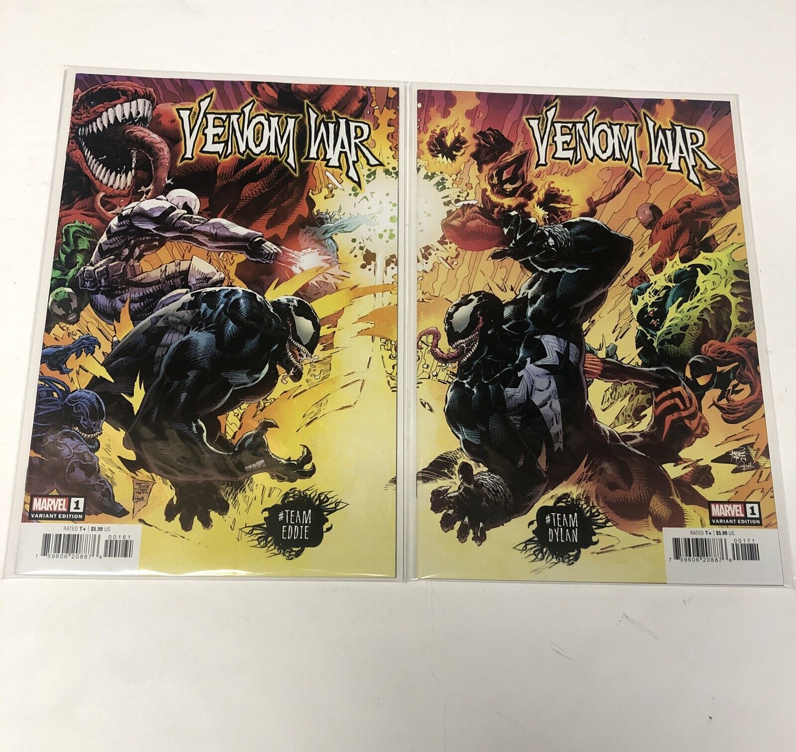 Venom War #1 (2024) 8 Issue Set • Main Cover + 7 Variants • Marvel • Al ...