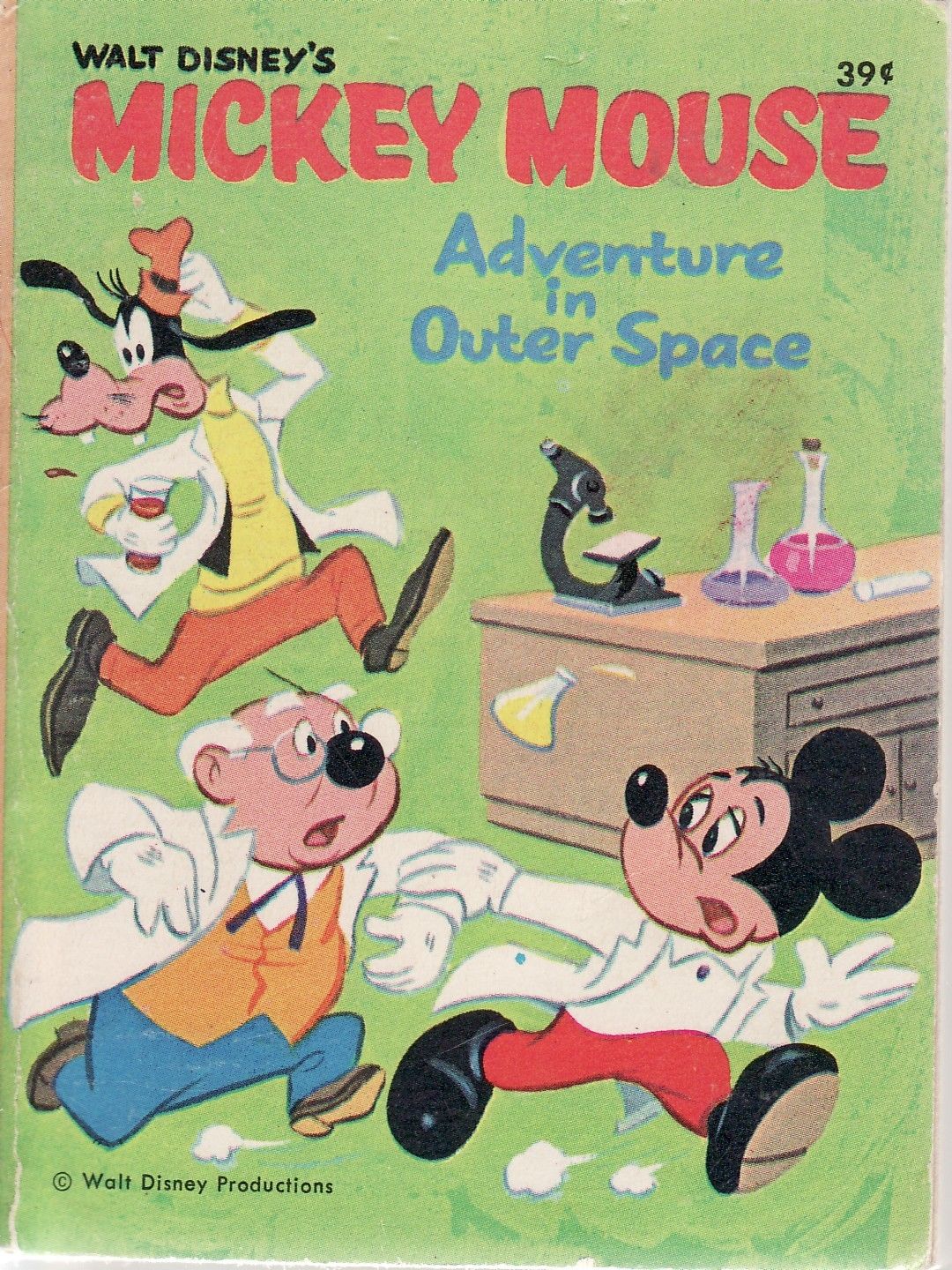 Mickey Mouse Adventure in Outer Space-Big Litte Book-68 VG | Comic ...