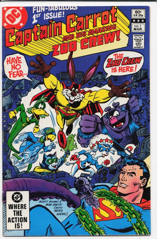 Captain Carrot and His Amazing Zoo Crew #1 Direct Edition (1982 ...