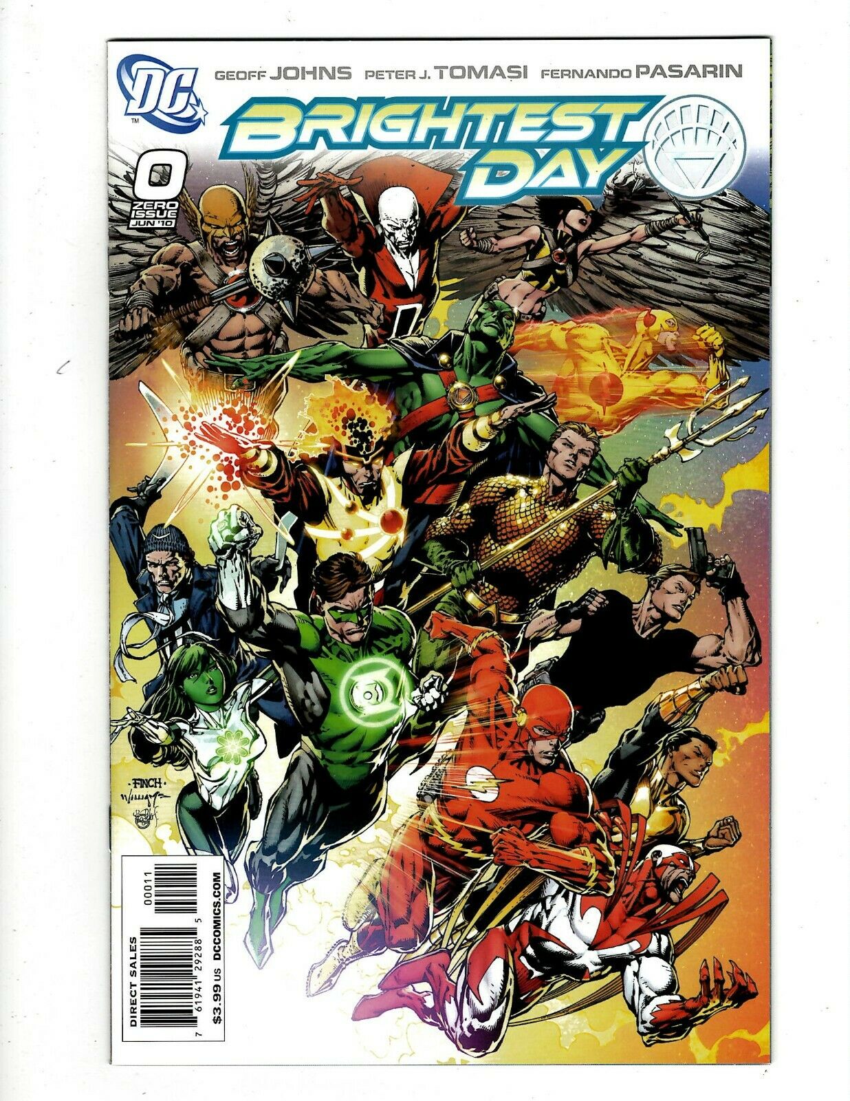 Lot of 12 Brightest Day DC Comic Books #0 1 2 3 4 5 6 7 8 9 10 11 GK57 ...