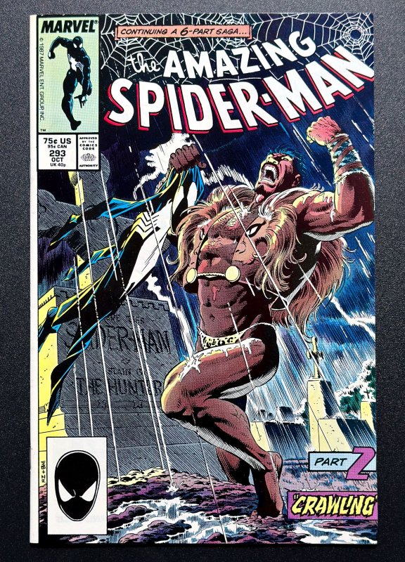 The Amazing Spider-Man #293 (1987) Kraven's Last Hunt story arc part 2 ...