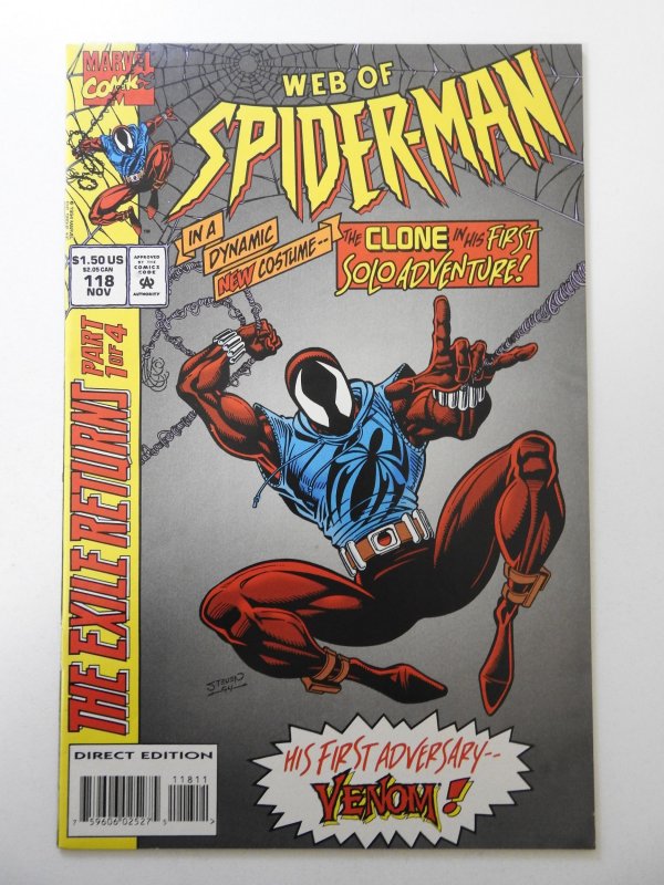 Web of Spider-Man #118 (1994) VG+ Condition cover detached bottom ...