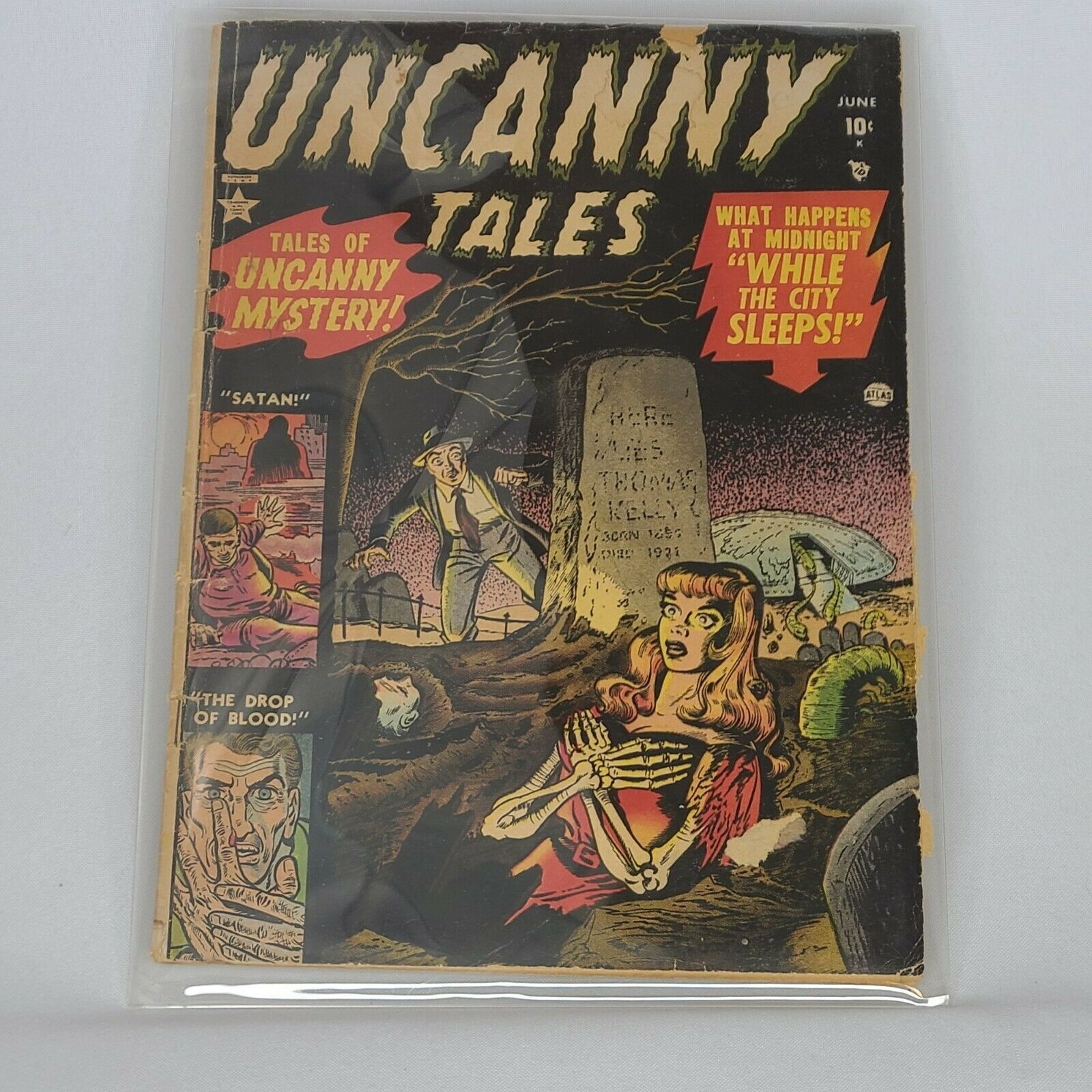 Rare Uncanny Tales 1 Atlas 1952 GD 2.0 Sol Brodsky cover Russ Heath ...