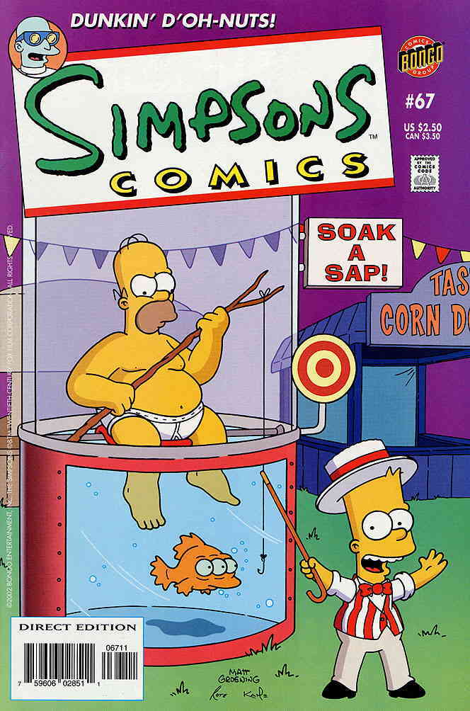 Simpsons Comics #67 VF ; Bongo | Gail Simone | Comic Books - Modern Age ...