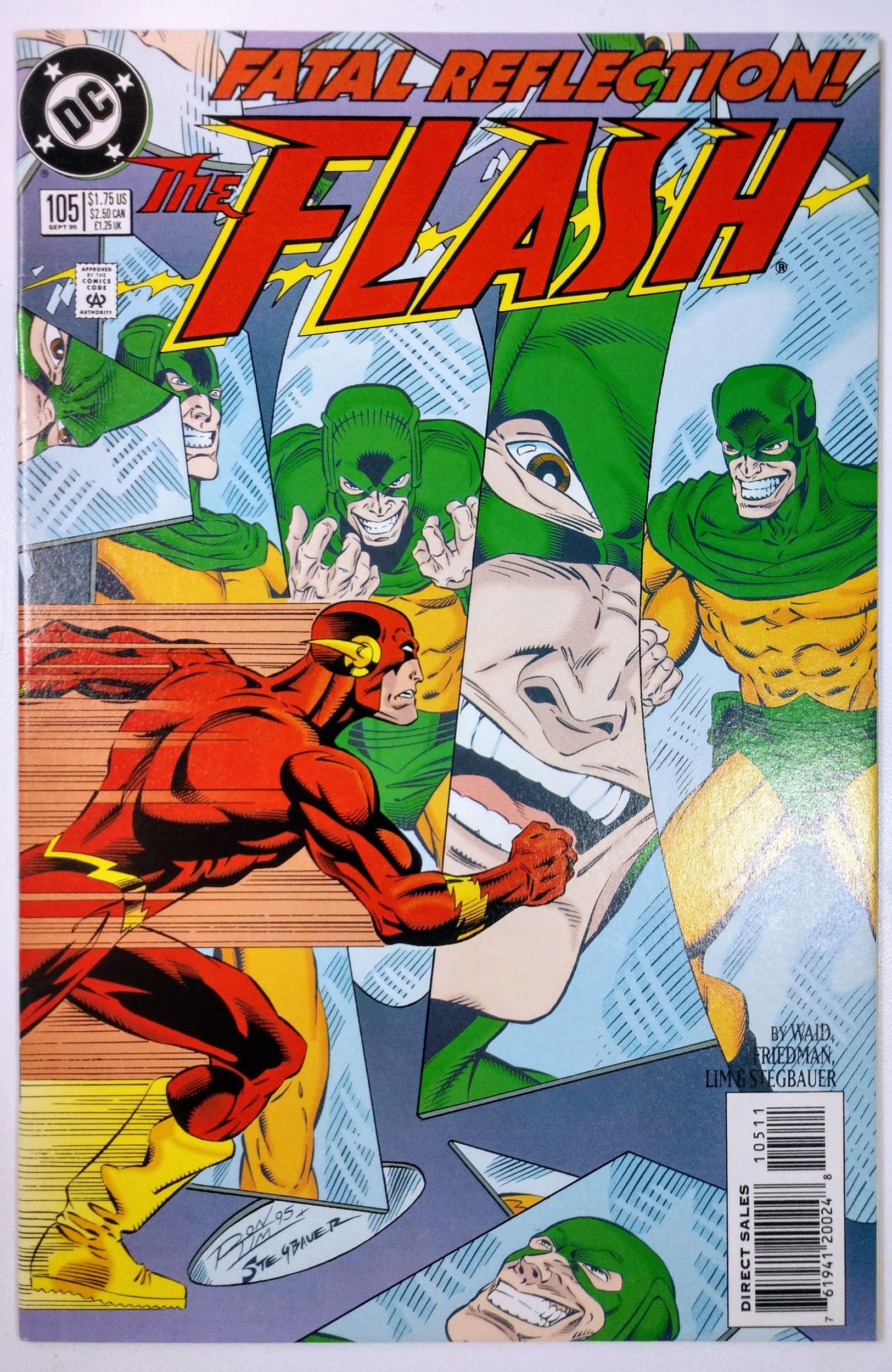 The Flash #105 (9.0, 1995) | Comic Books - Modern Age, DC Comics, Flash ...