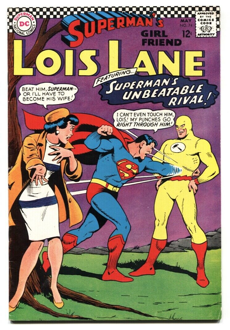 SUPERMAN'S GIRLFRIEND LOIS LANE #74 First appearance of Bizarro Flash ...