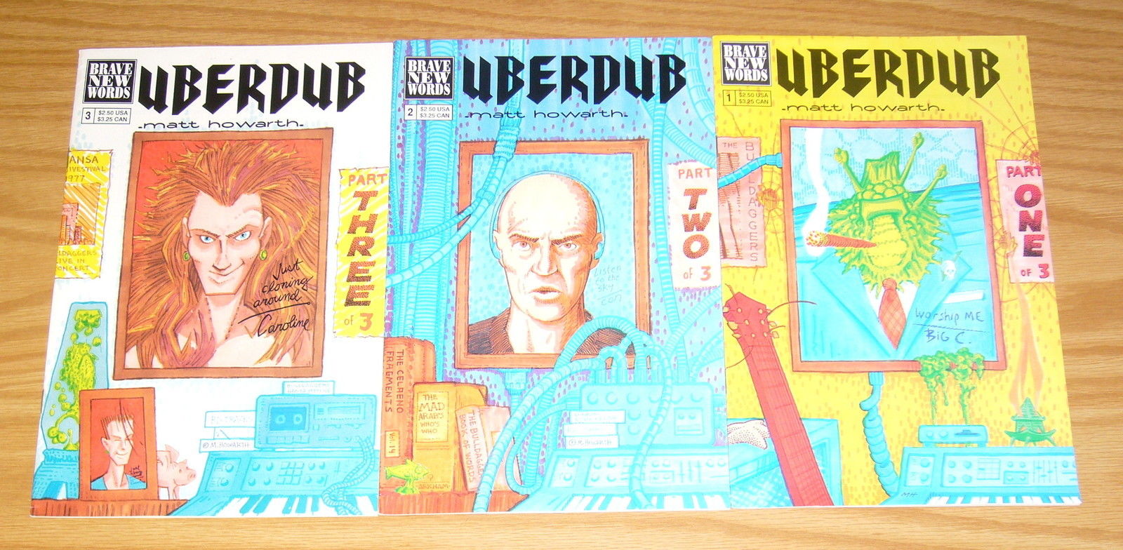 Uberdub #1-3 VF/NM complete series - matt howarth - brave new worlds set lot 2 / HipComic