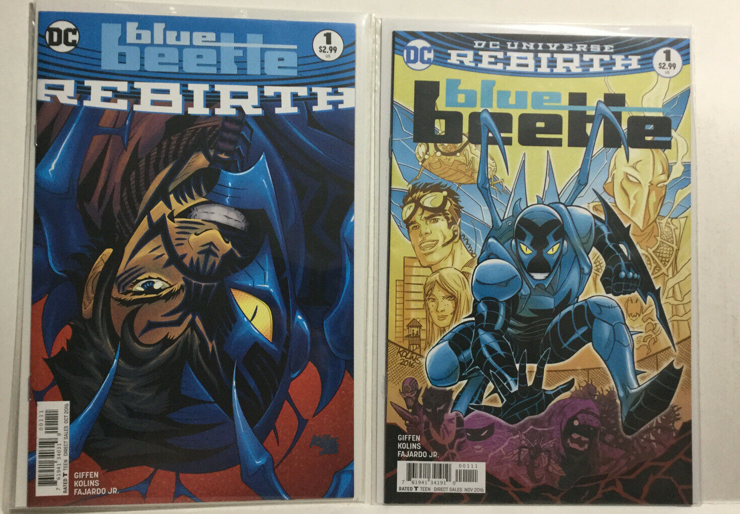 Blue Beetle 1 And Rebirth One-Shot Nm Near Mint DC Comics | Comic Books ...