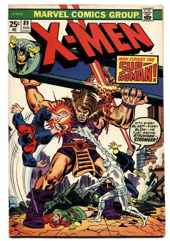 X-MEN #89 1973 COMIC BOOK-Marvel-Bronze-Age VF | Comic Books - Silver ...