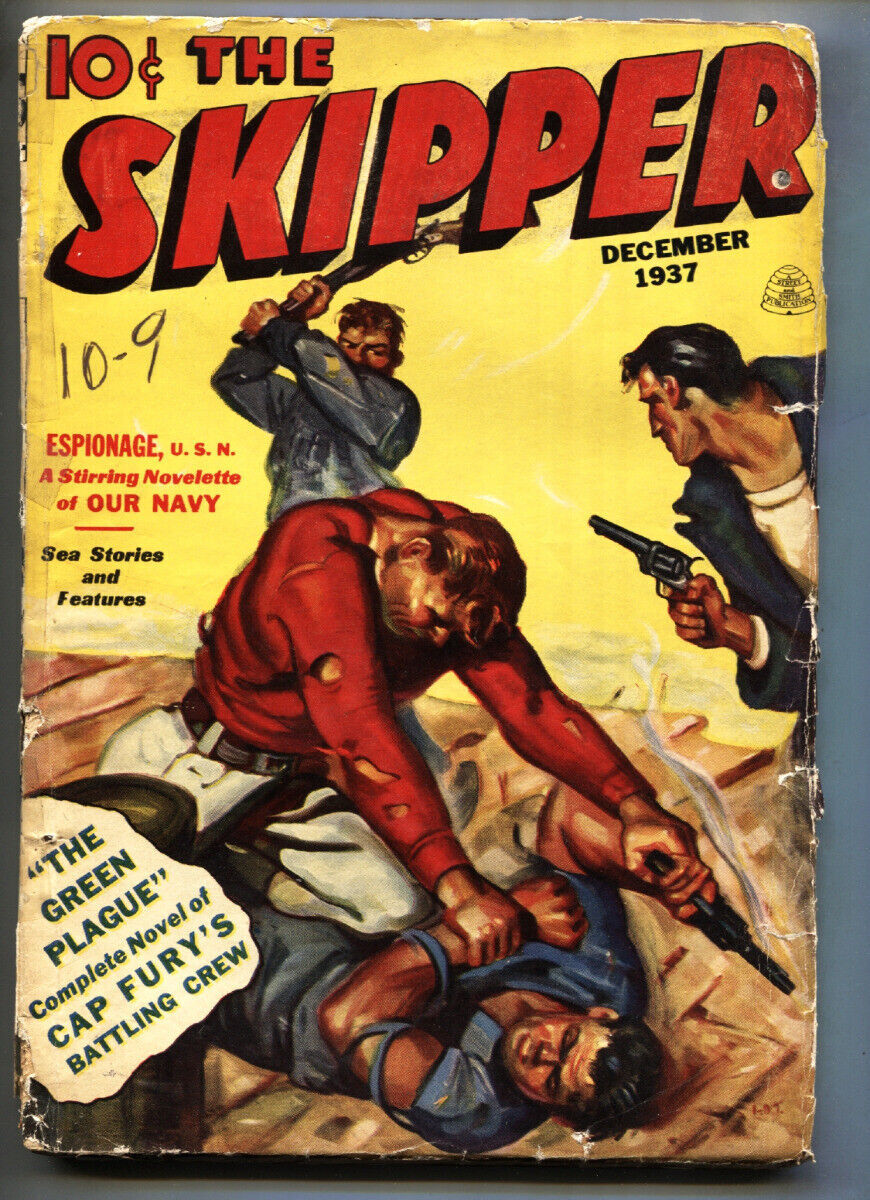 PULP: The Skipper December 1937- Cap Fury -Last issue Pulp Magazine ...